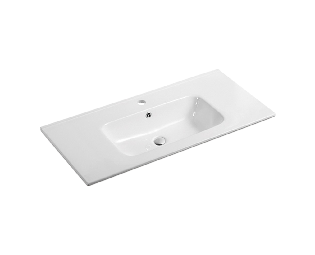 Premium Gloss White Ceramic Vanity Top | Fast Shipping